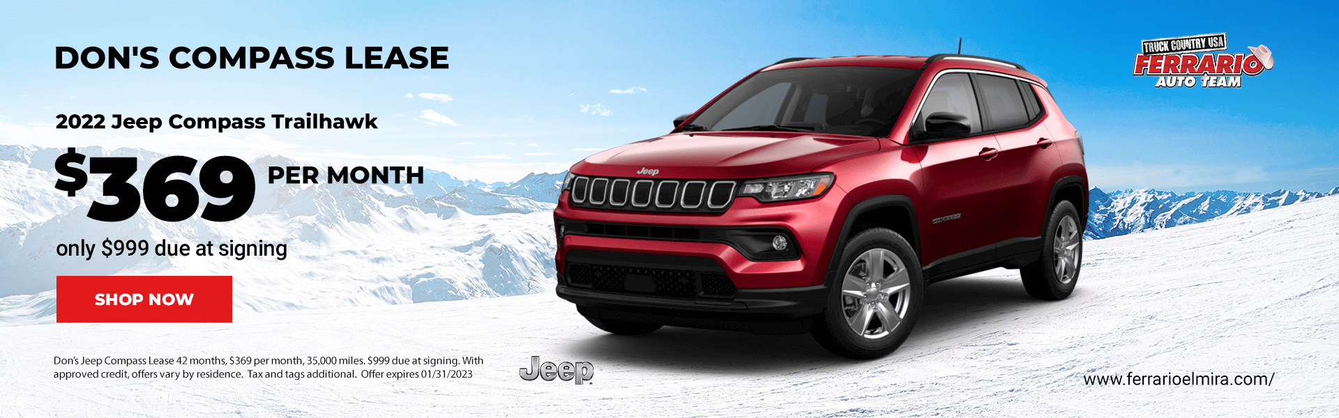 Don’s Compass Lease | Ferrario Auto Team of Elmira